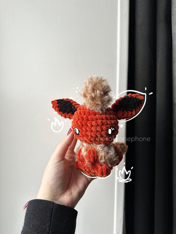 Crochet Flareon I Pokemon I Amigurumi 100% Handmade – Hell of Persephone
