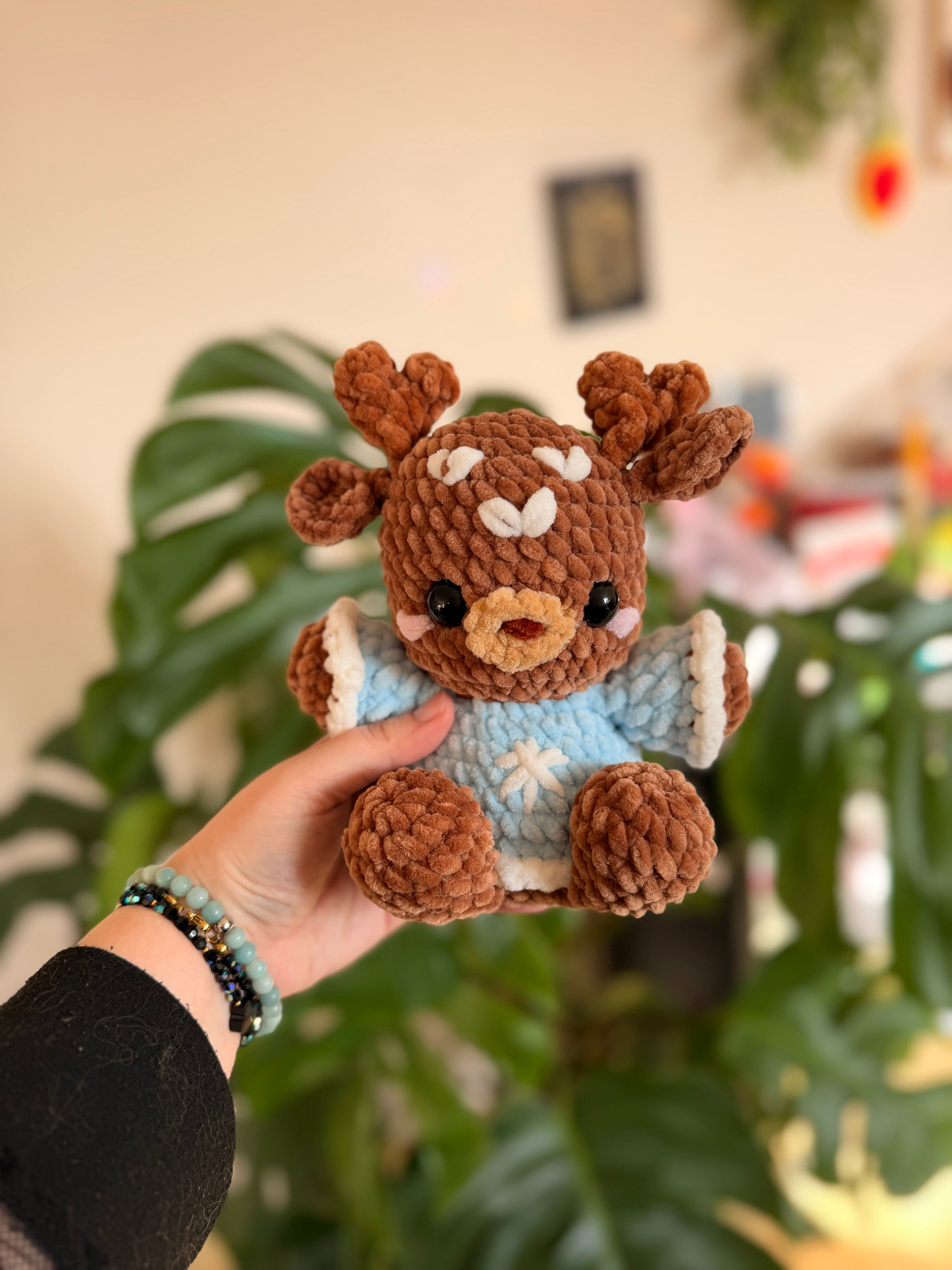 Peluche Renne de Noël au Crochet - Amigurumi Noël – Hell of Persephone